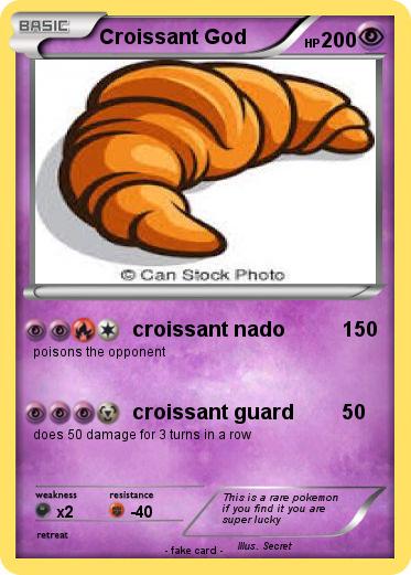 Pokémon Croissant God - croissant nado - My Pokemon Card