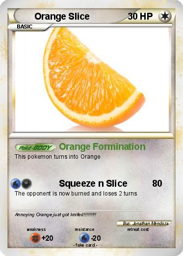 Pokémon Orange Slice - Orange Formination - My Pokemon Card