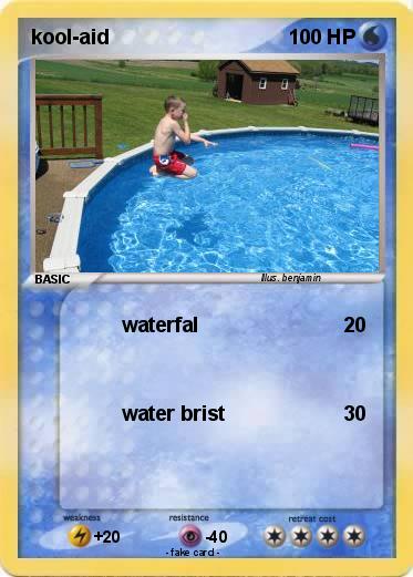 Pokémon kool aid 84 84 - waterfal - My Pokemon Card