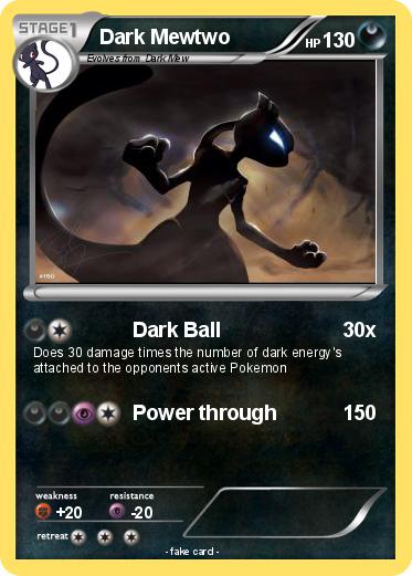 Pokémon Dark Mewtwo 326 326 - Dark Ball - My Pokemon Card