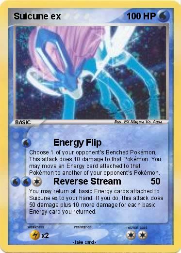 Pokémon Suicune ex 52 52 - Energy Flip - My Pokemon Card