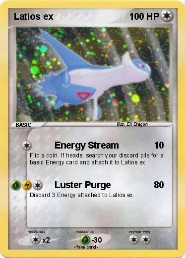 Pokémon Latios ex 36 36 - Energy Stream - My Pokemon Card