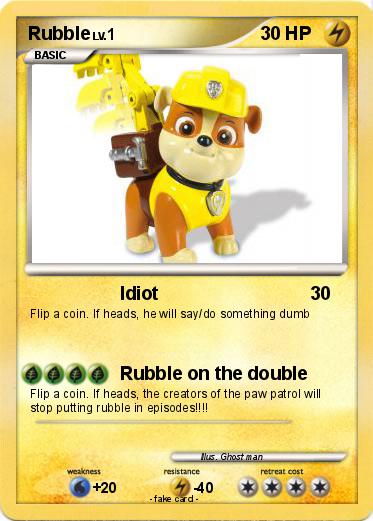 Pokémon Rubble 15 15 - Idiot - My Pokemon Card