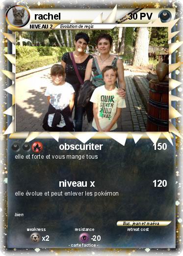 Pokémon rachel 126 126 - obscuriter - Ma carte Pokémon