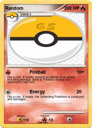 Pokémon Random 762 762 - Fireball - My Pokemon Card