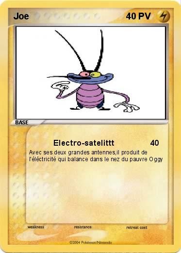 Pokémon Joe 20 20 - Electro-satelittt - Ma carte Pokémon