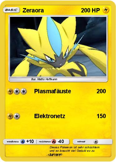 Pokémon Zeraora 156 156 - Plasmafäuste - My Pokemon Card