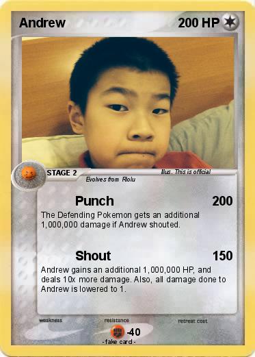 Pokémon Andrew 623 623 - Punch - My Pokemon Card
