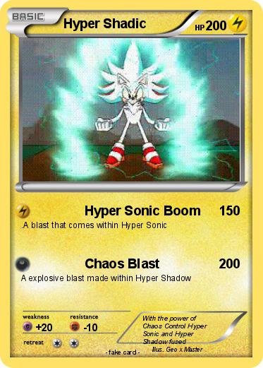 Pokémon Hyper Shadic 156 156 - Hyper Sonic Boom - My Pokemon Card