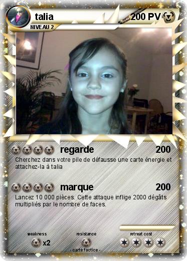 Pokémon talia 9 9 - regarde - Ma carte Pokémon