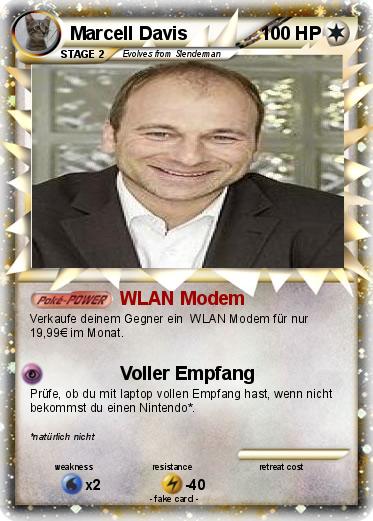Pokémon Marcell Davis 1 1 - WLAN Modem - My Pokemon Card