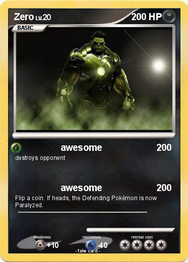 Pokémon Zero 584 584 - awesome - My Pokemon Card