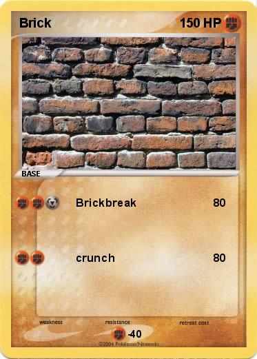 Pokémon Brick 12 12 - Brickbreak - My Pokemon Card