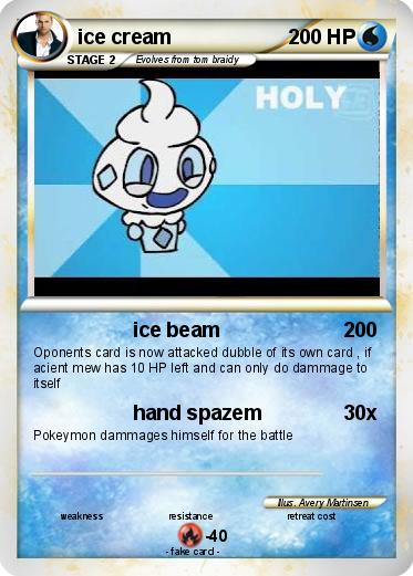 Pokémon ice cream 89 89 - ice beam - My Pokemon Card