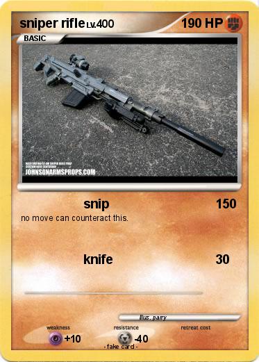 Pokémon sniper rifle 14 14 - snip - My Pokemon Card
