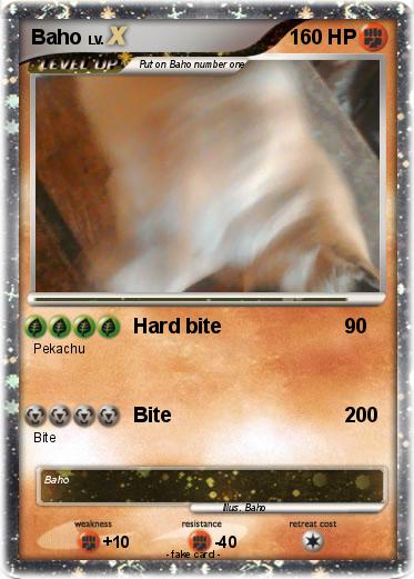 Pokémon Baho 3 3 - Hard bite - My Pokemon Card