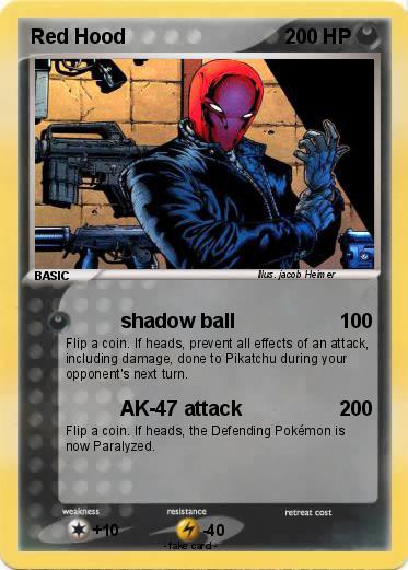Pokémon Red Hood 5 5 - shadow ball - My Pokemon Card