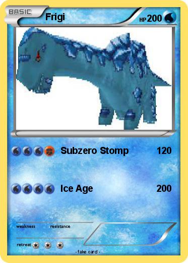 Pokémon Frigi 10 10 - Subzero Stomp - My Pokemon Card