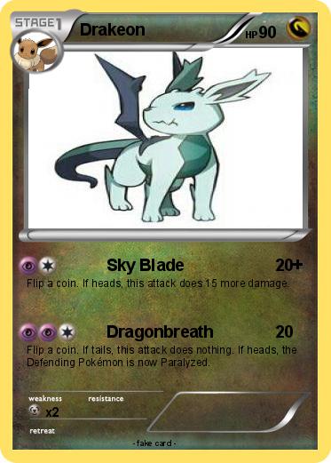 Pokémon Drakeon 60 60 - Sky Blade - My Pokemon Card