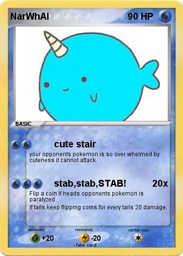 Pokémon NarWhAl 245 245 - cute stair - My Pokemon Card