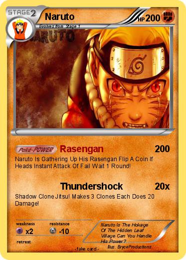 Pokémon Naruto 8504 8504 - Rasengan - My Pokemon Card