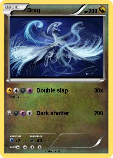 Pokémon Drag 64 64 - Double slap - My Pokemon Card