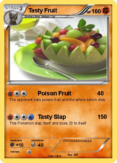 Pokémon Tasty Fruit - Poison Fruit - My Pokemon Card