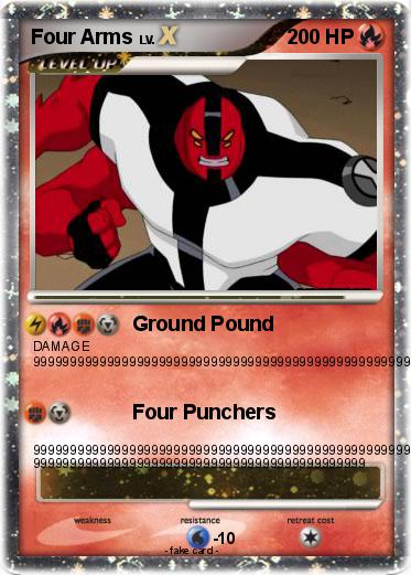 Pokémon Four Arms 38 38 - Ground Pound - My Pokemon Card