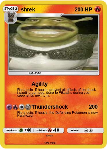 Pokémon shrek 2748 2748 - Agility - My Pokemon Card