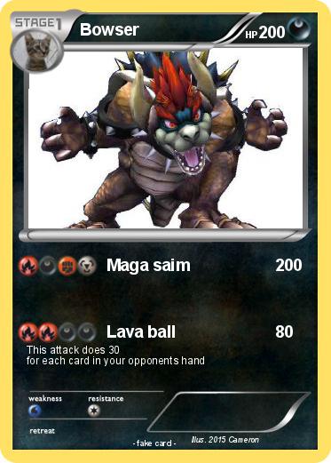 Pokémon Bowser 4795 4795 - Maga saim - My Pokemon Card