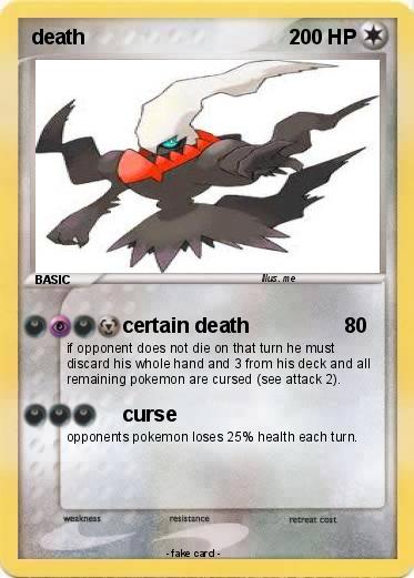 Pokémon death 565 565 - certain death - My Pokemon Card