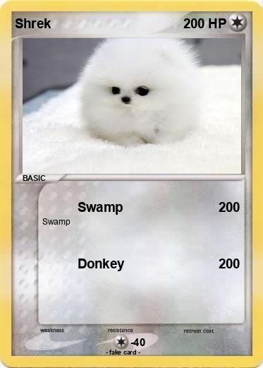 Pokémon Shrek 2637 2637 - Swamp - My Pokemon Card