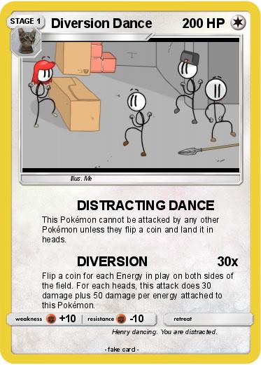 Pokémon Diversion Dance - DISTRACTING DANCE - My Pokemon Card