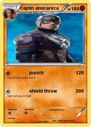 Pokémon captin amicareca - punch - My Pokemon Card