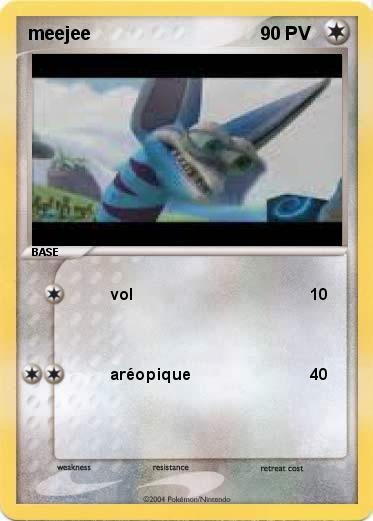 Pokémon meejee - vol - Ma carte Pokémon