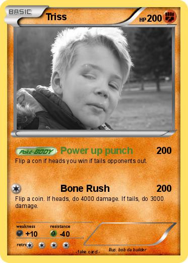 Pokémon Triss 2 2 - Power up punch - My Pokemon Card