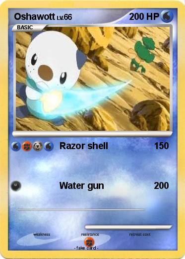 Pokémon Oshawott 519 519 - Razor shell - My Pokemon Card