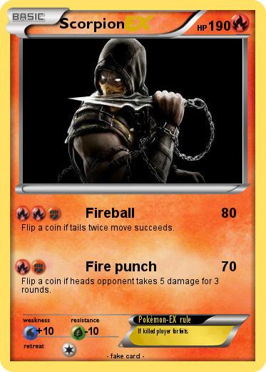 Pokémon Scorpion 1132 1132 - Fireball - My Pokemon Card