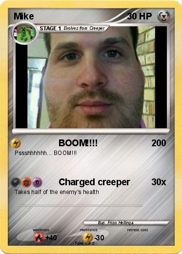 Pokémon Mike 512 512 - BOOM!!!! - My Pokemon Card