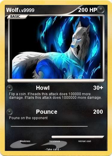 Pokémon Wolf 1747 1747 - Howl - My Pokemon Card