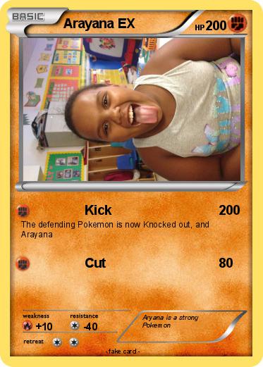 Pokémon Arayana EX - Kick - My Pokemon Card