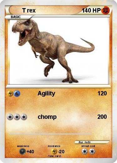 Pokémon T rex 949 949 - Agility - My Pokemon Card