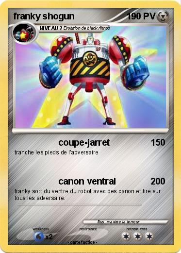 Pokémon franky shogun 1 1 - coupe-jarret - Ma carte Pokémon