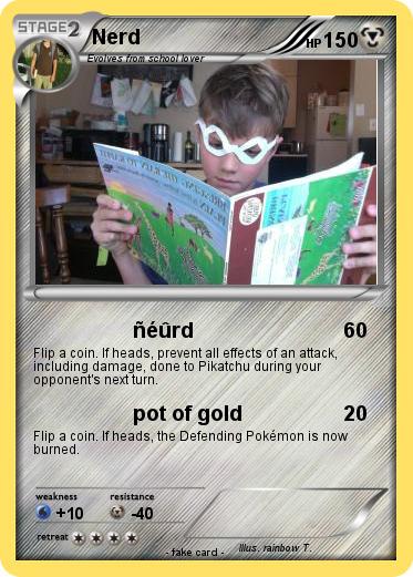 Pokémon Nerd 408 408 - ñéûrd - My Pokemon Card