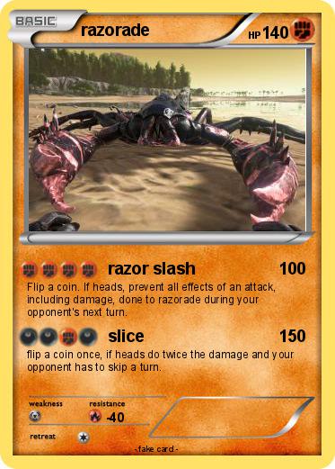 Pokémon razorade - razor slash - My Pokemon Card