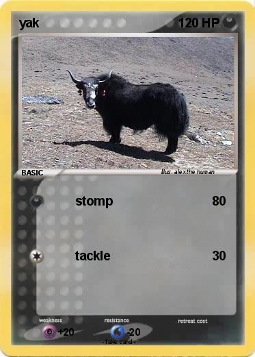 Pokémon yak 6 6 - stomp - My Pokemon Card
