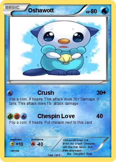 Pokémon Oshawott 1186 1186 - Crush - My Pokemon Card