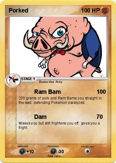 Pokémon Porked - Ram Bam - My Pokemon Card