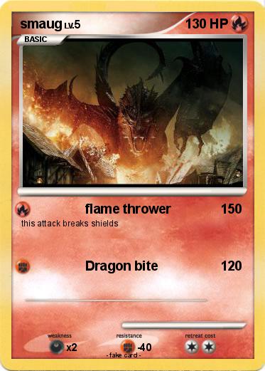 Pokémon smaug 223 223 - flame thrower - My Pokemon Card