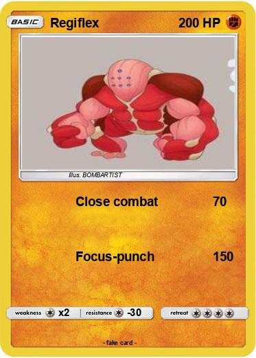 Pokémon Regiflex - Close combat - My Pokemon Card